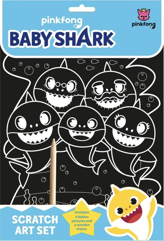 Baby Shark Scratch Art set | bol.com