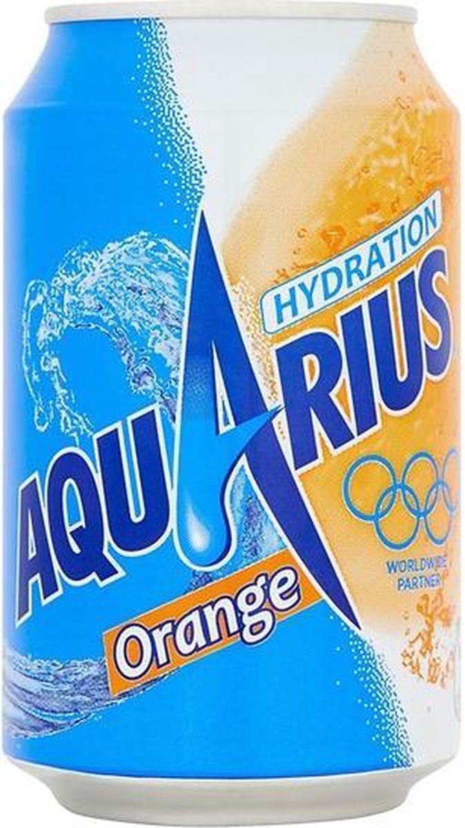 Aquarius Orange blik | Blik 24 x 33 cl | bol