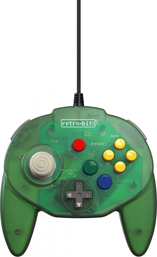Retro Bit N64 Tribute Controller Forest Green