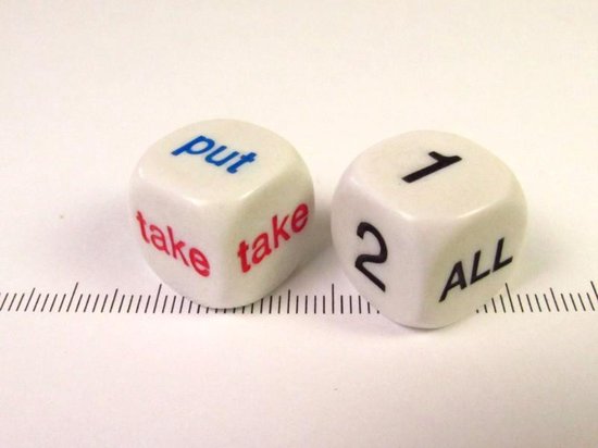 Put and Take dice | Games | bol.com