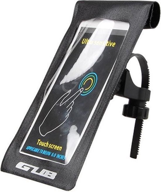 GUB 919 Waterdichte Telefoonhouder Fiets voor Stuur en Frame Zwart | bol