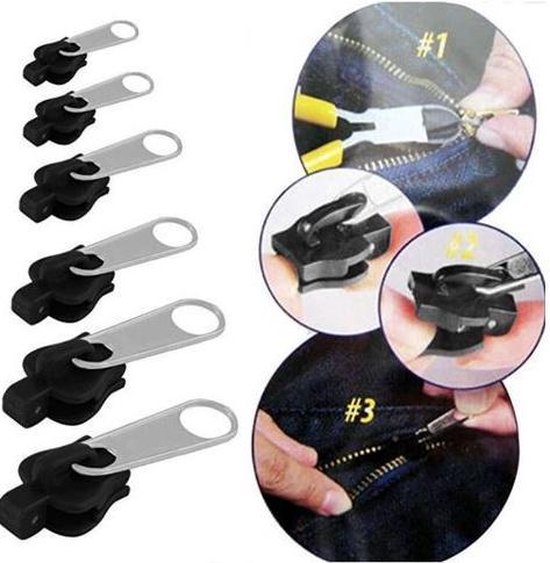 6 stuks universele ritssluitingen | bol