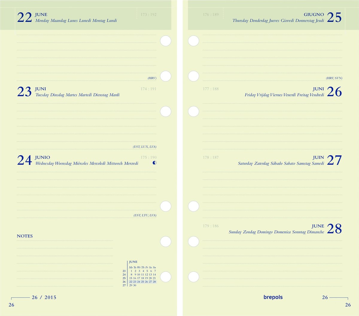 Brepols Agenda 2021 • Brefax 17 • 7 dagen / 2 pagina's • compatibel met ...