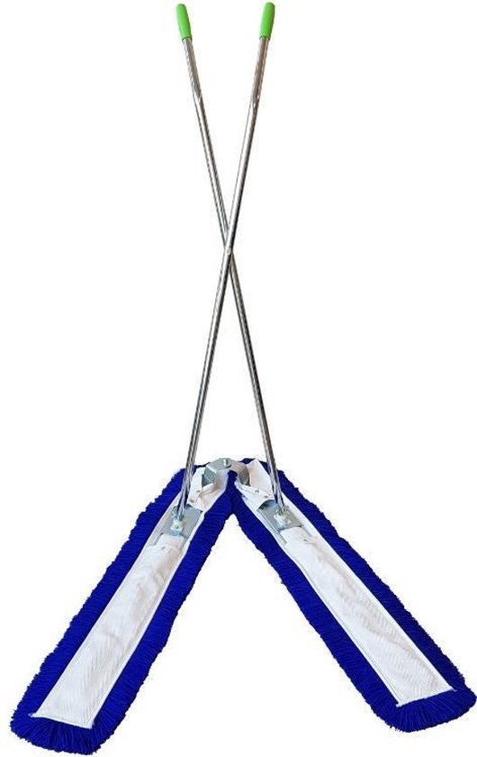 MAUS Schaarzwabber met Steel - en 2x 100 cm Hoezen - Verstelbare ...