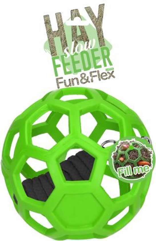 Hay Slowfeeder fun and flex 20 cm groen | bol.com