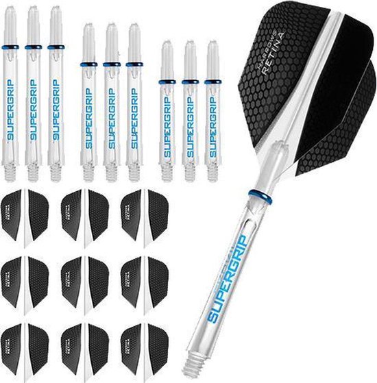 Dart Set - Combi kit – Retina – 3 sets darts shafts – 3 sets darts ...