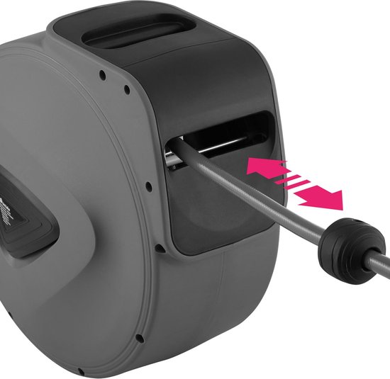 tectake® Persluchtslanghaspel met ¼ inch snelkoppeling - Automatische ...