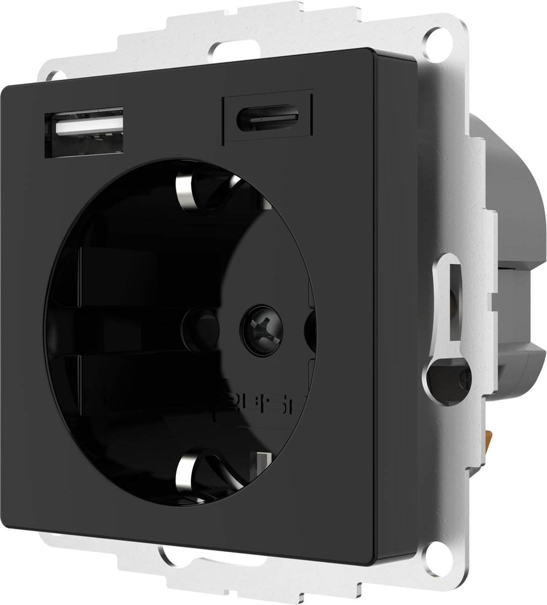 2USB inChargePRO USB AC stopcontact 15W 3A Zwart | bol.com