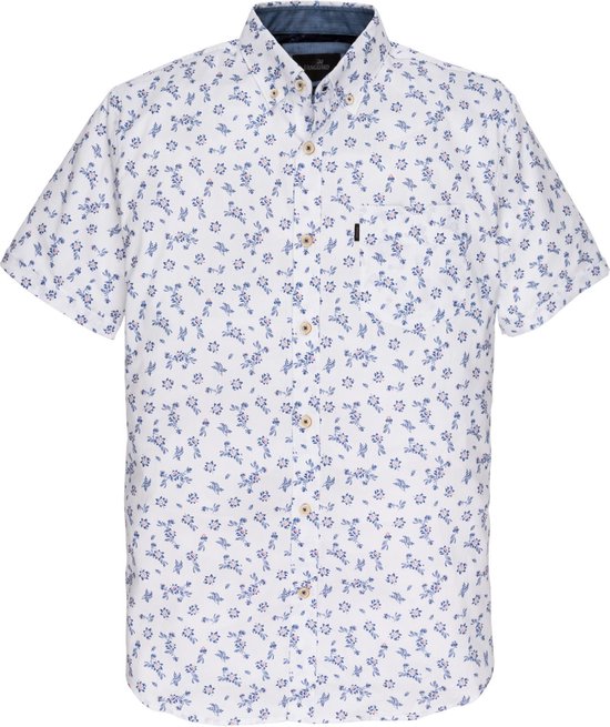 Vanguard, Short sleeve shirt in poplin stretch with print - Heren | bol.com