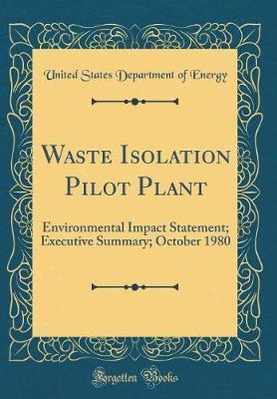 Waste Isolation Pilot Plant, United States Department Of Energy ...