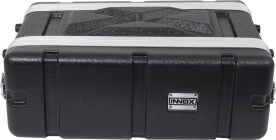 Innox ABS-8-3U 19 inch ABS doubledoor flightcase, 3U, ondiep | bol