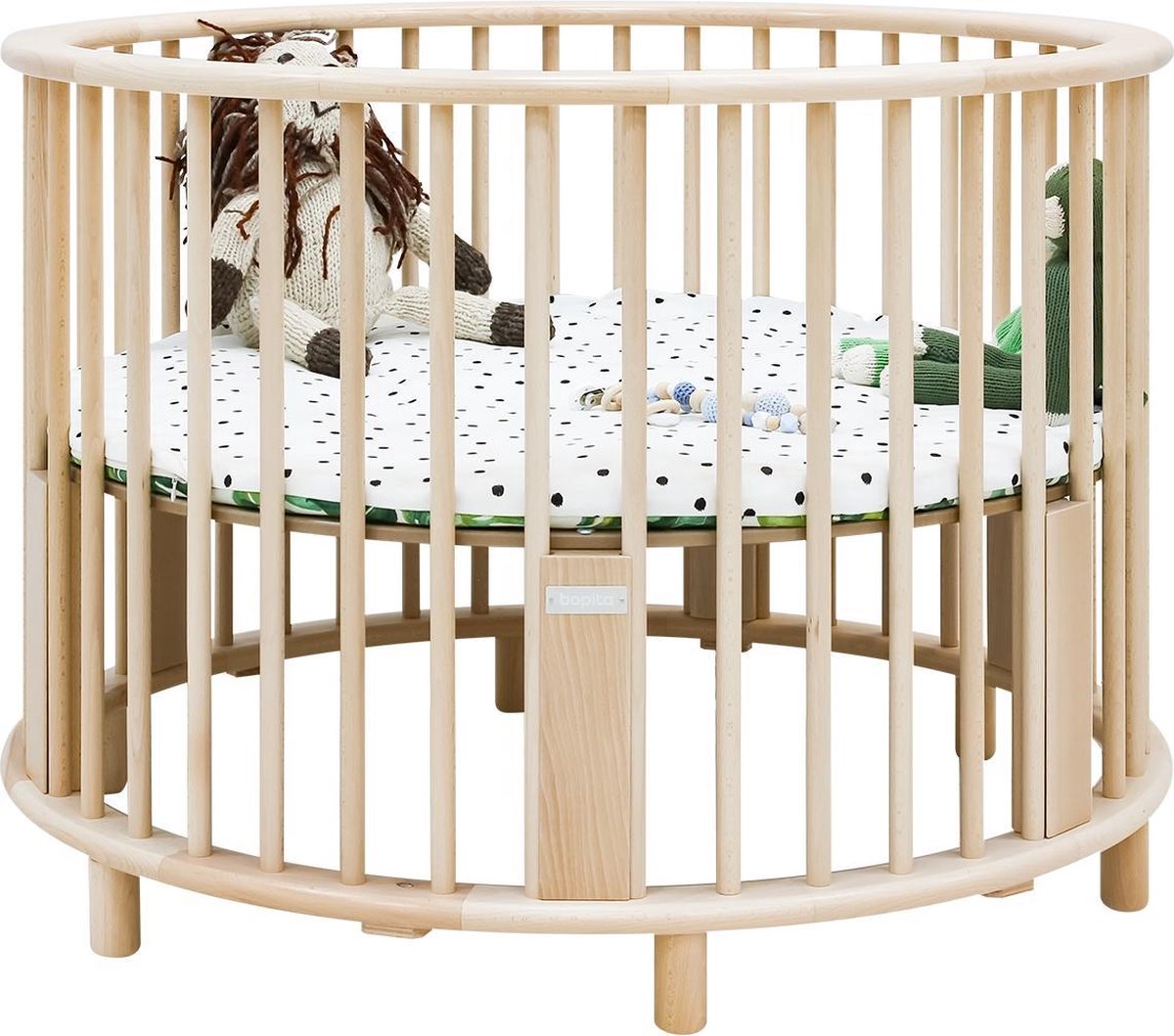 Bopita Rondo box incl. wielen - Naturel | bol.com