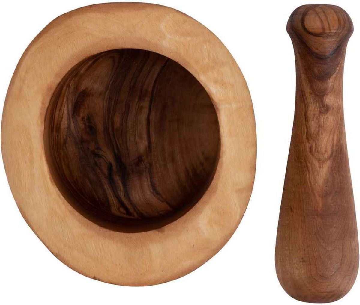 Pure Olive Wood Olijfhouten Vijzel 10 cm | bol.com