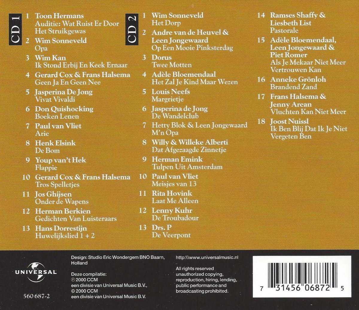 De Lach Van Nederland, various artists | CD (album) | Muziek | bol.com