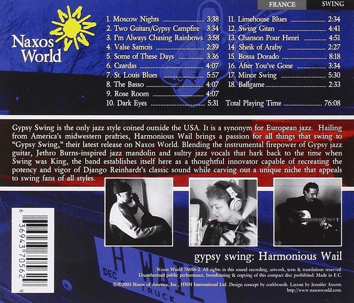 Gypsy Swing, Harmonious Wail | CD (album) | Muziek | bol.com
