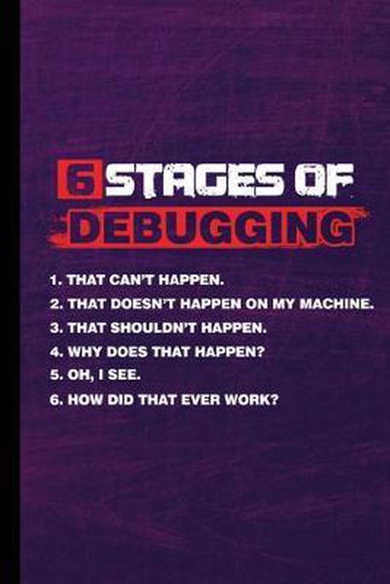 6 Stages Of Debugging | 9781686280818 | Diana Green | Boeken | bol.com
