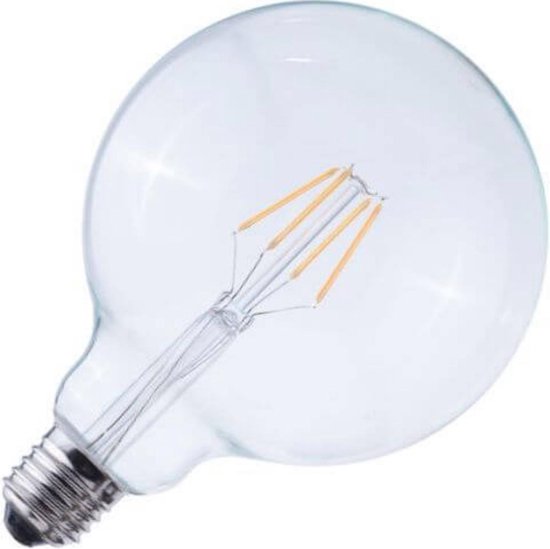 Global-lux LED Globe E27 G125 4W 822 Filament | Dimbaar - Zeer Warm Wit - Vervangt 40W | bol