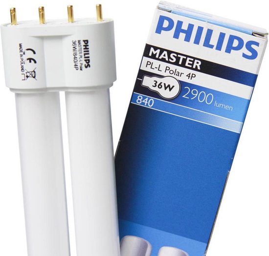Philips MASTER PL-L 40W - 840 Koel Wit | 4 Pin | bol