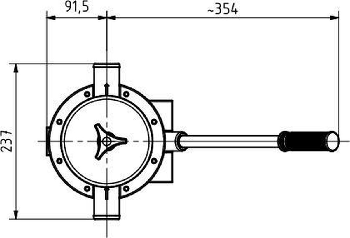 Rheinstrom aluminium membraam Handpomp M50 | bol.com
