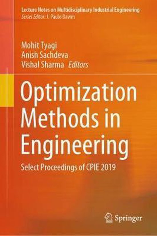Optimization Methods in Engineering | 9789811545498 | Boeken | bol.com