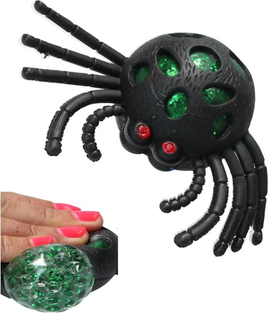 Banzaa Stressbal Spin Glitter - Squishy met waterparels voor kinderen ...