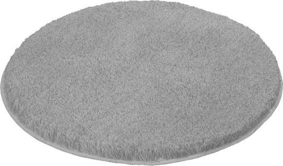 Kleine Wolke - Badmat Relax grijs 60cm rond | bol