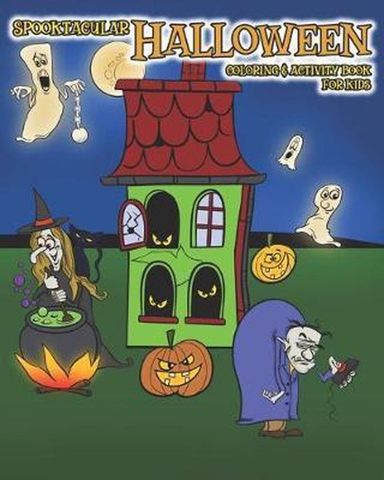 Spooktacular Halloween Coloring & Activity Book for Kids, Avocadozebra ...