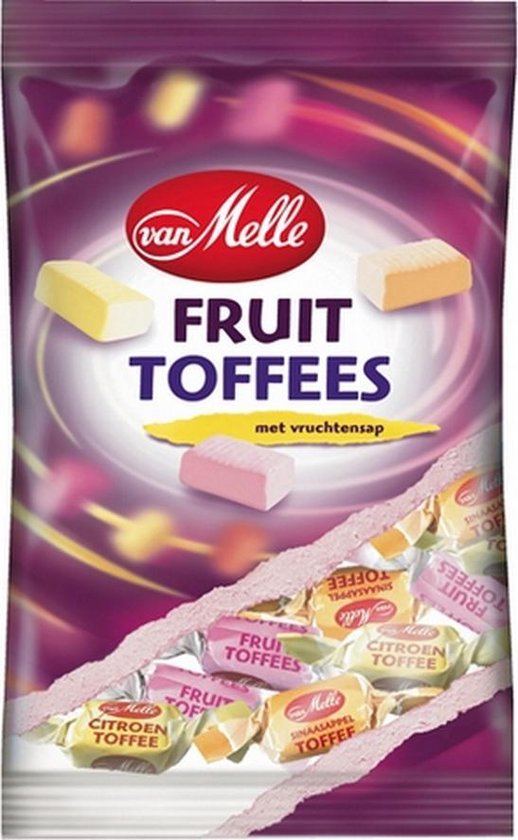 Van melle fruit toffee zak 250 gr | bol.com
