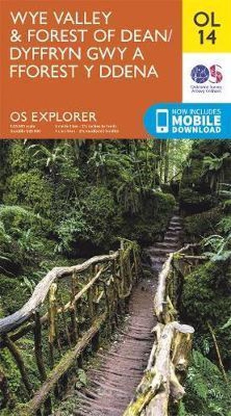 OS Explorer Map OL14 Wye Valley Forest of Dean OS Explorer ...