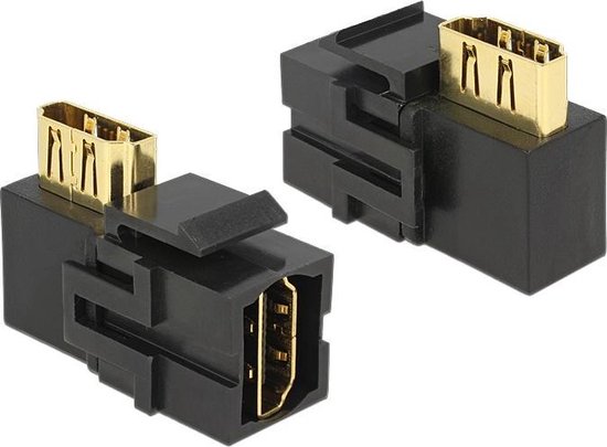 Keystone module HDMI (v) - HDMI (v) haaks - versie 2.0 (4K 60Hz ...