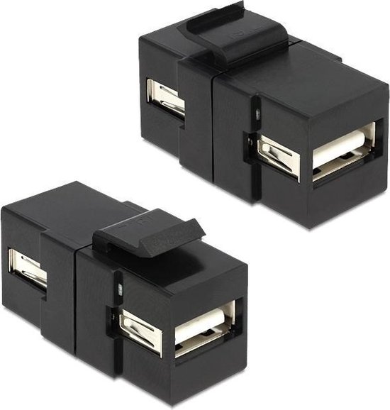 Keystone USB2.0 - USB-A module zwart | bol