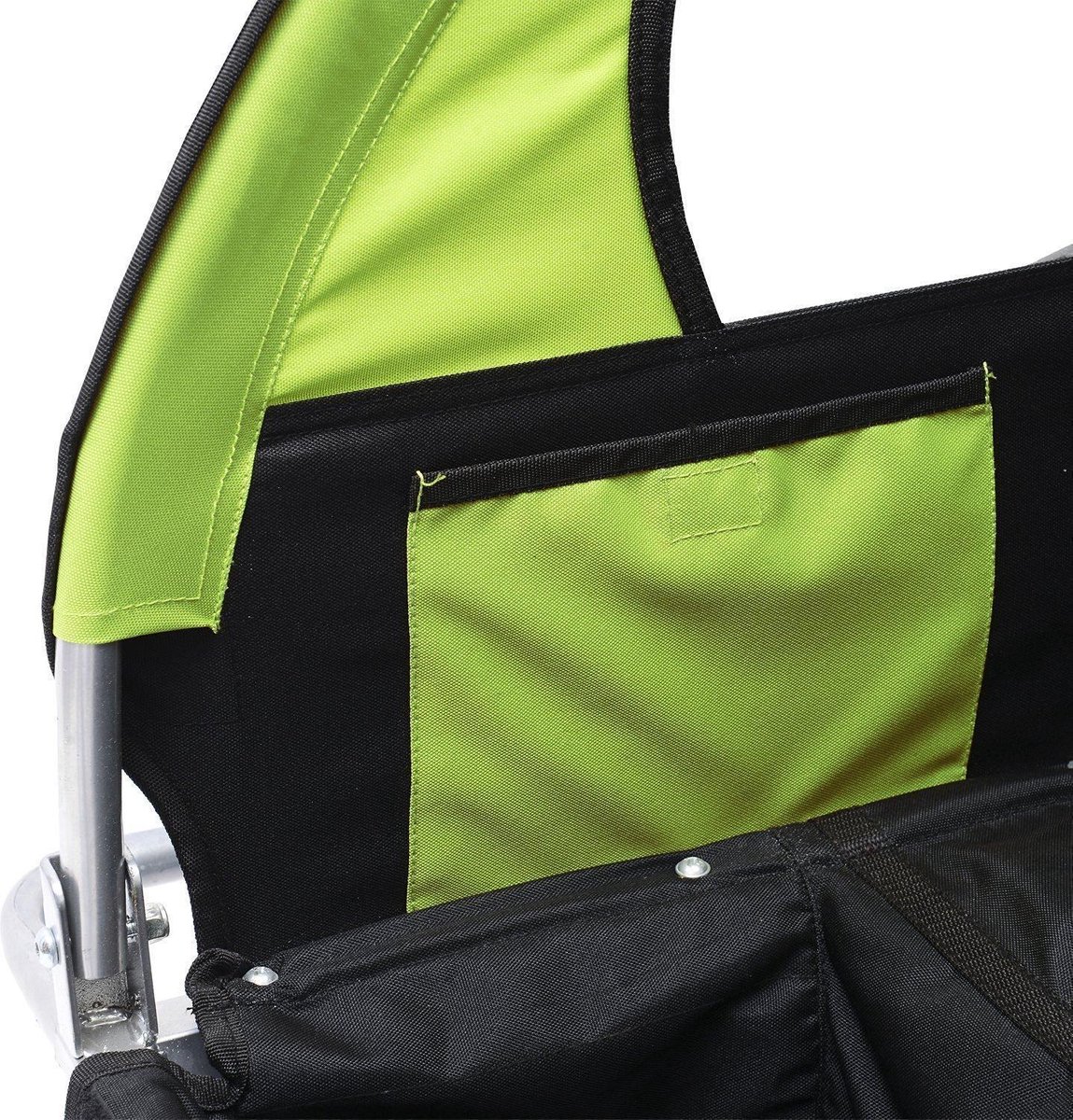 Kinderfietskar - Fietskar -Kinderaanhanger - Buggyfunctie - Geveerd en ...
