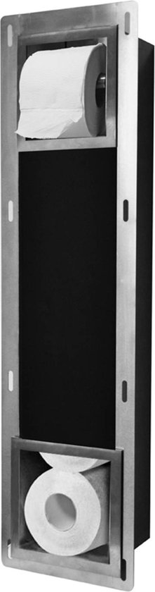 Saqu Essential Inbouw WC Rolhouder - met Reserverolhouder - RVS ...