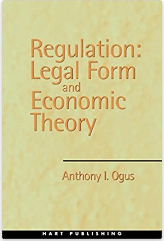 Regulation | 9781841135304 | Professor Anthony I Ogus | Boeken | bol.com