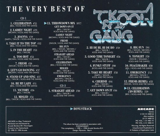 The Very Best Of Kool & The Gang (2-CD), Kool and the Gang | CD (album) | Muziek | bol