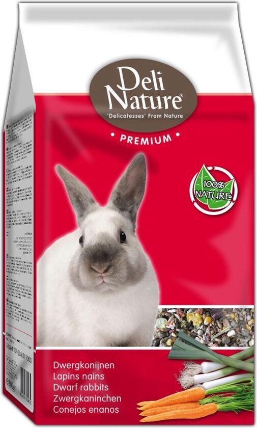 10x Deli Nature Premium Konijnen 800 gr | bol