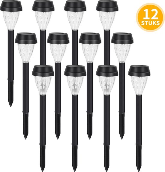 Aigostar LED Tuinverlichting - Solar lamp op Zonne-energie - Stekers 33 ...