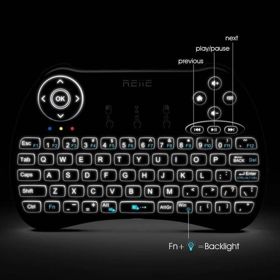 Reiie H9+ Keyboard Touchpad Combo | bol.com
