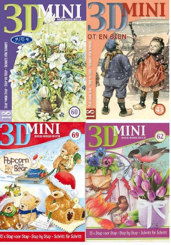 4 Prachtige Stap voor Stap Boekjes om de mooiste kaarten mee te maken | bol.com