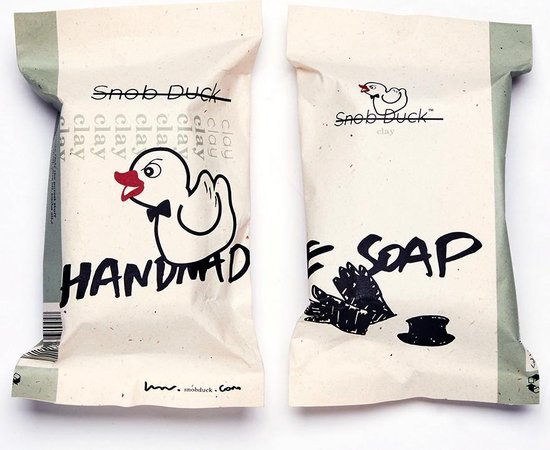 Snob Duck Natural Soap - Clay 125 g | bol