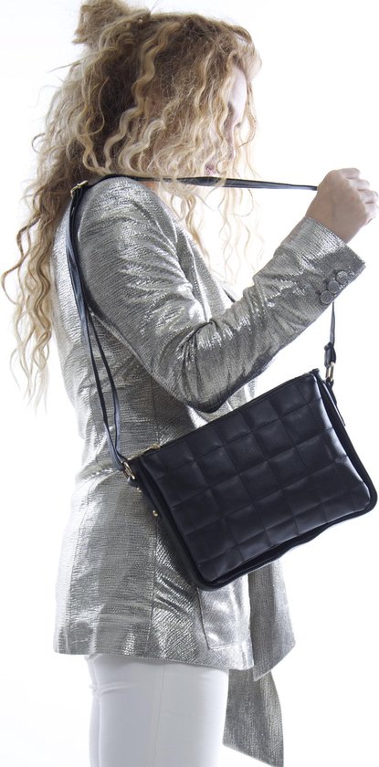Fume London Dames Schoudertas - Zwart | bol.com