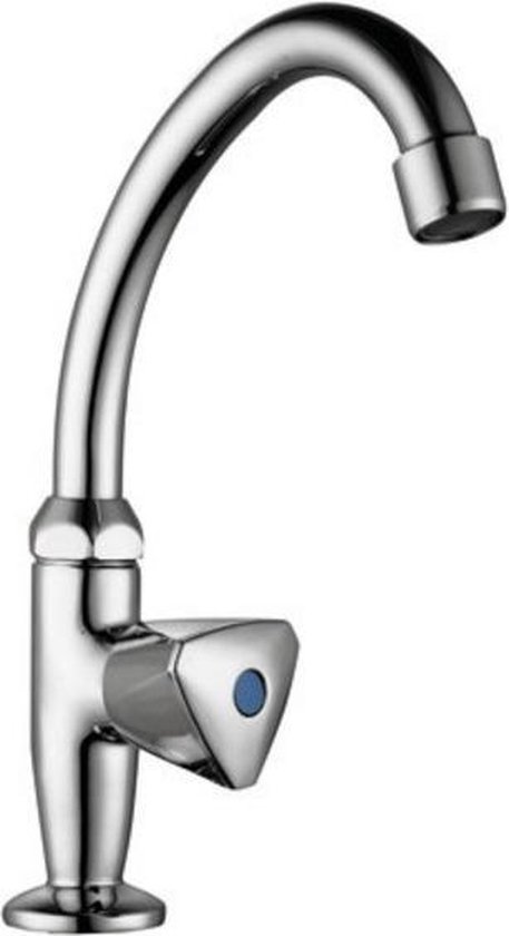Robinet de service Easy II avec bec en H chromé | bol.com