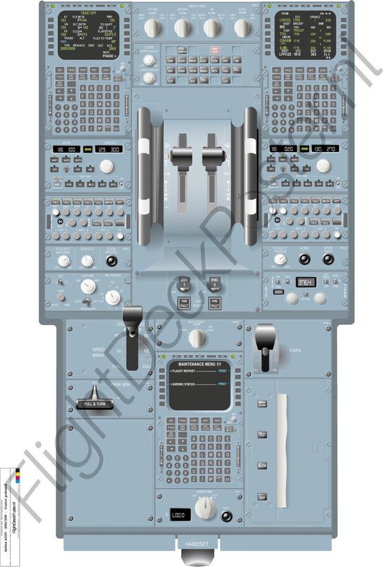 Airbus A330 - 200 / 300 - Triple-A (elk instrument panel op een eigen ...