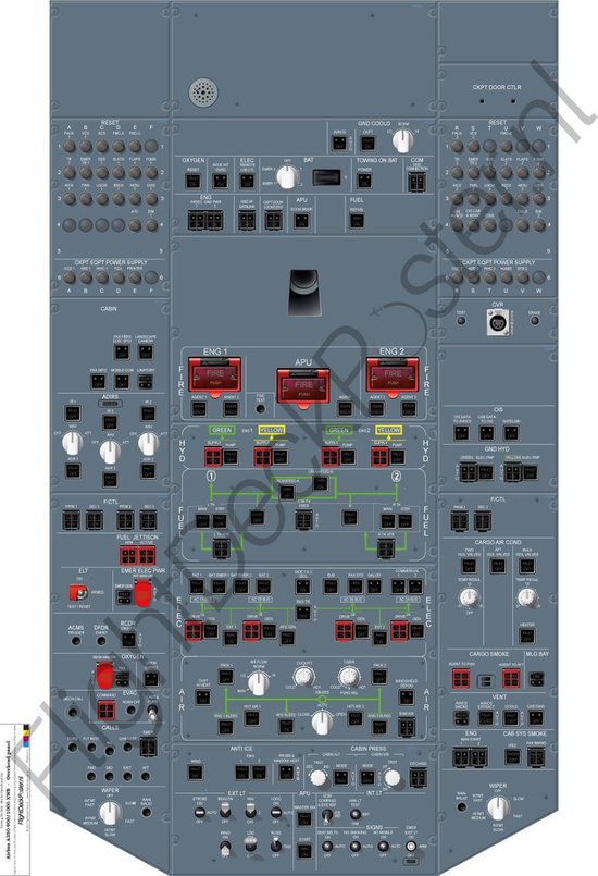 Airbus A350 - 900 / 1000 XWB - Triple-A (elk instrument panel op een ...