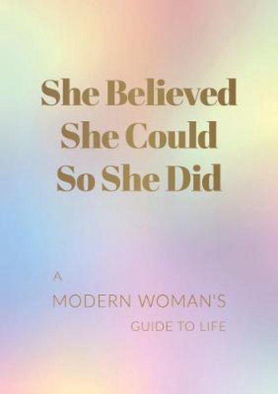 She Believed She Could So She Did, Sam Lacey | 9781787835610 | Boeken | bol