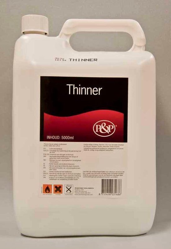 P&P thinner - 5 liter | bol.com