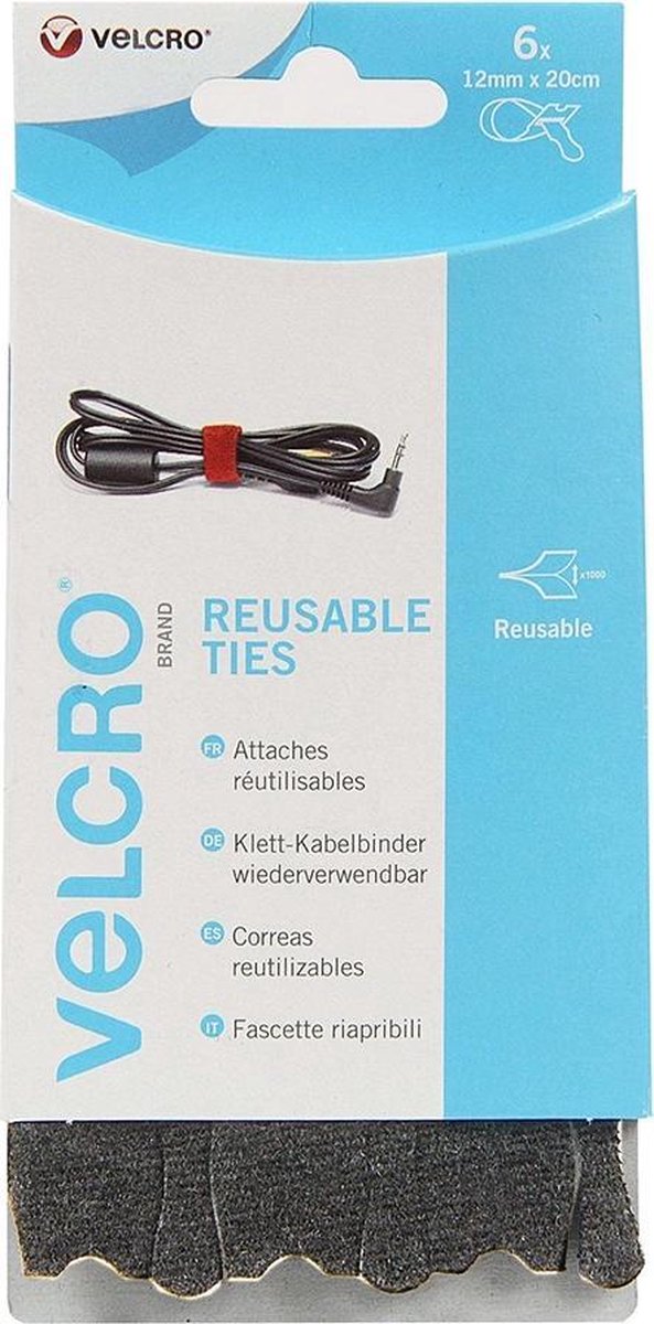 VELCRO® VEL-EC60388 Klittenband kabelbinder Om te bundelen Haak- en ... VELCRO® VEL-EC60388 Klittenband kabelbinder Om te bundelen Haak- en ...