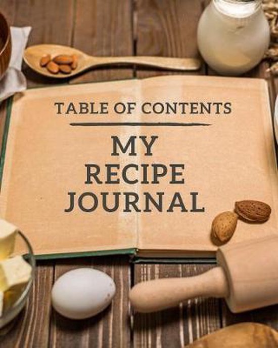 Table Of Contents My Recipe Journal: Recipe Keeper Meal Planning ...