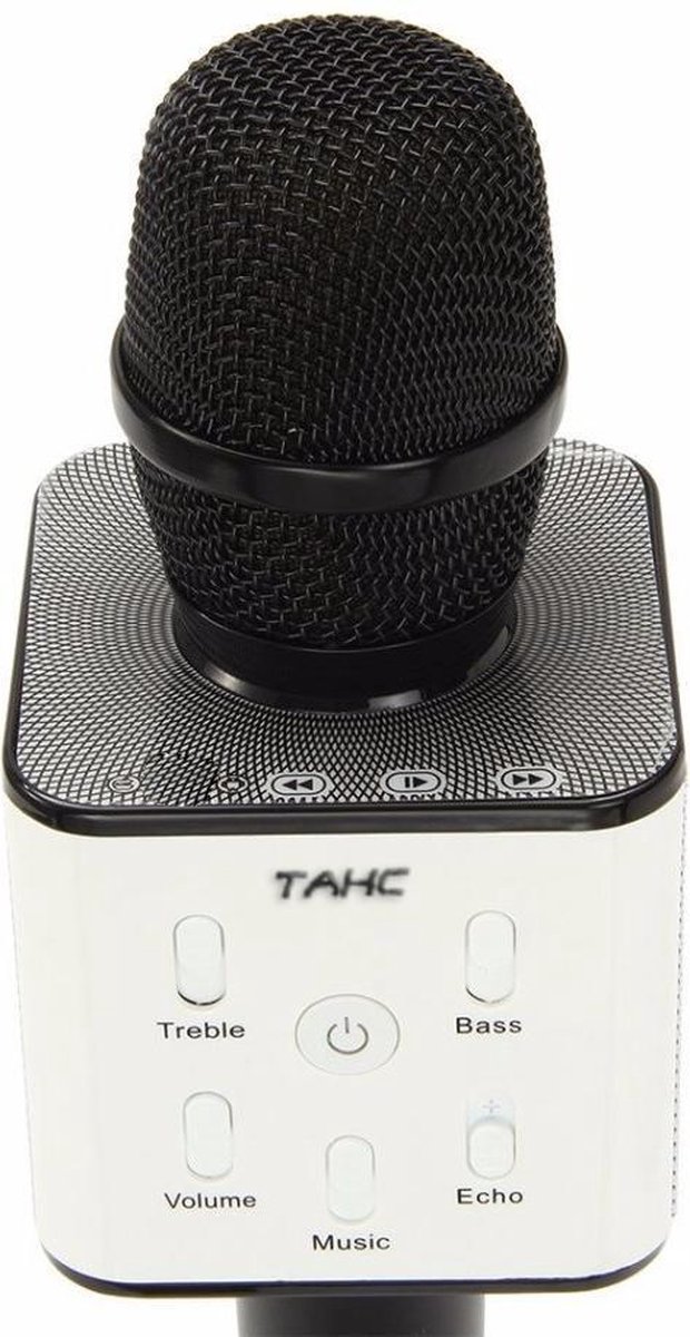 TAKC - Zwarte Karaoke Microfoon - Draadloze bluetooth microfoon ...
