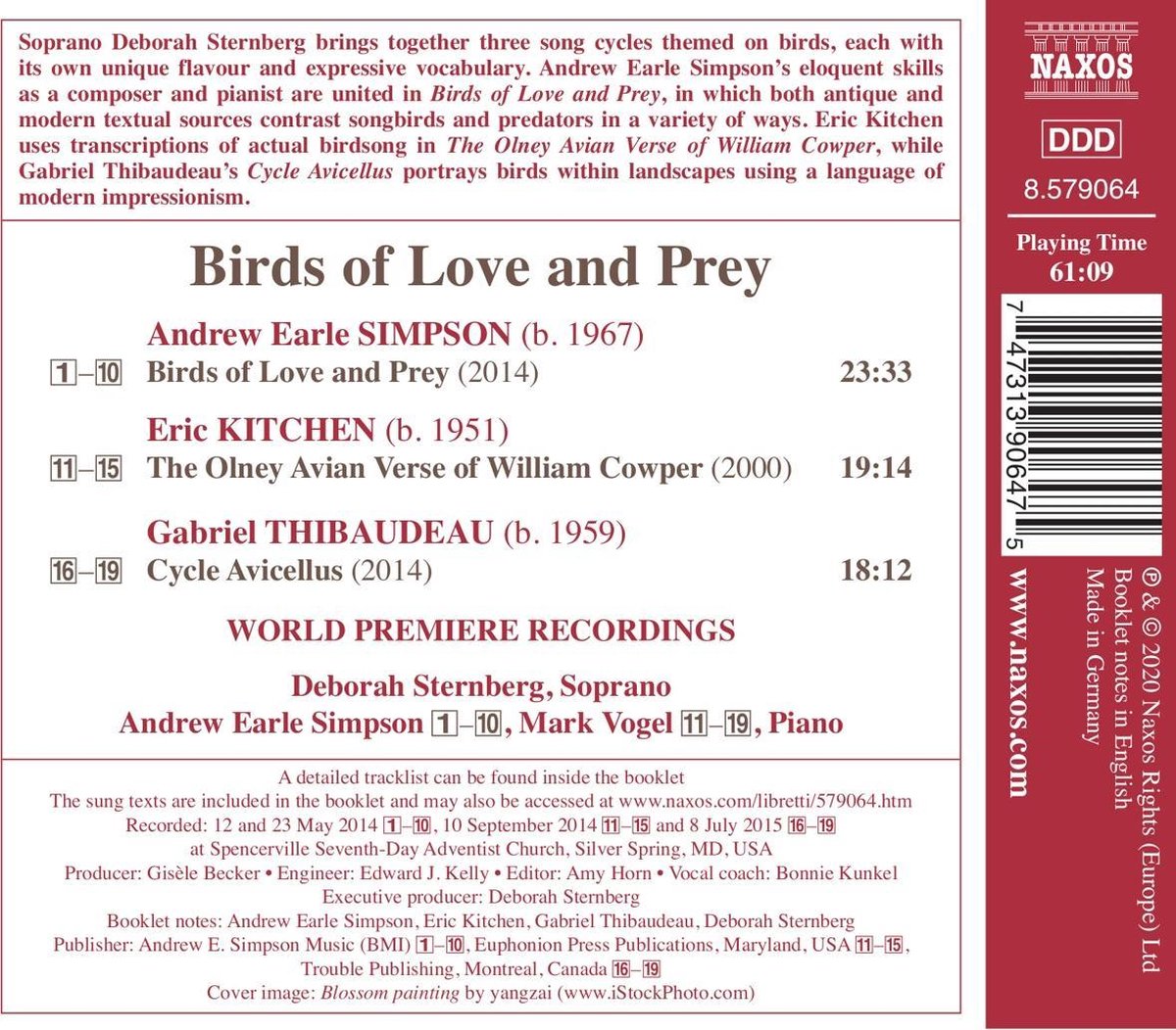 Deborah Sternberg - Andrew Earle Simpson - Mark Vo - Birds Of Love And ...
